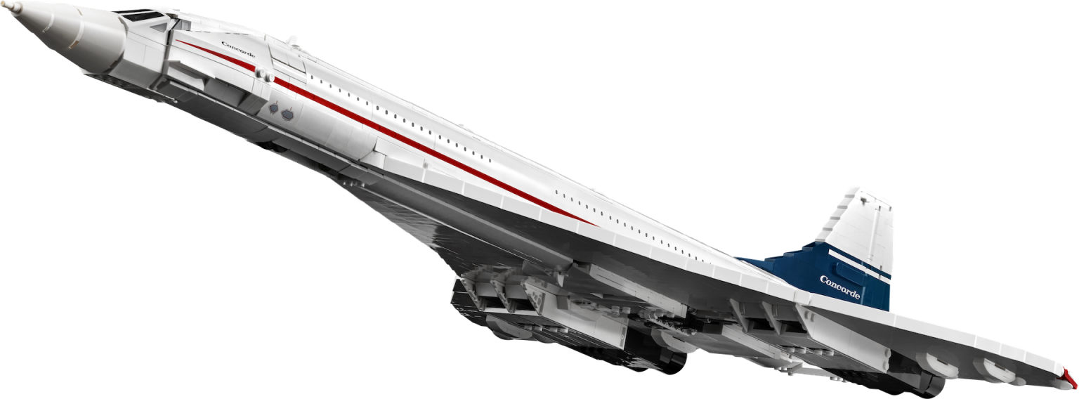 Build LEGO Icons 10318 Concorde in time took to fly to NYC