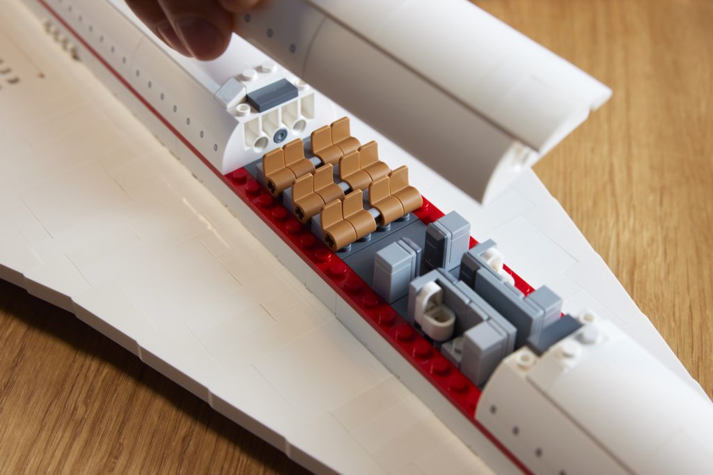 LEGO Icons 10318 Concorde keeps to a tight scale throughout