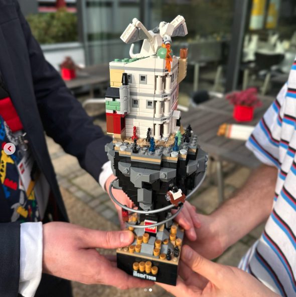 LEGO Inside Tour attendees had the chance to win LEGO Gringotts Trophy