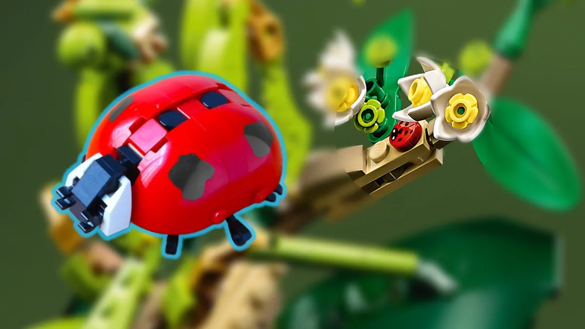 LEGO explains scale changes to honeybee and ladybug in new Insects set