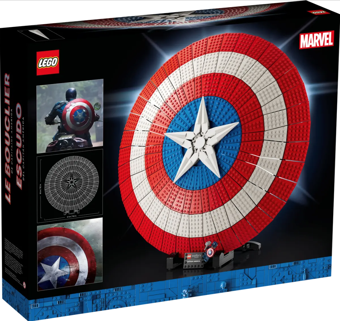 Take 20% off LEGO Marvel 76262 Captain America’s Shield