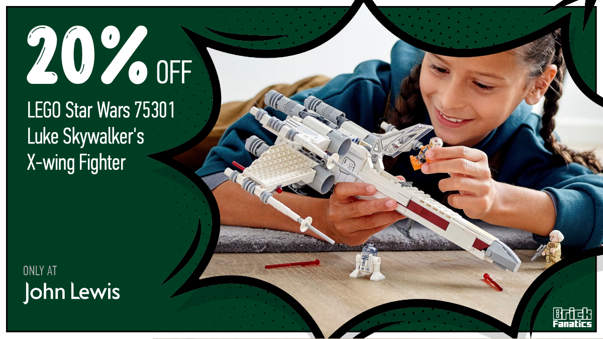 Bientôt à la retraite : économisez 20 % sur 75301 Le X-Wing Fighter de ...