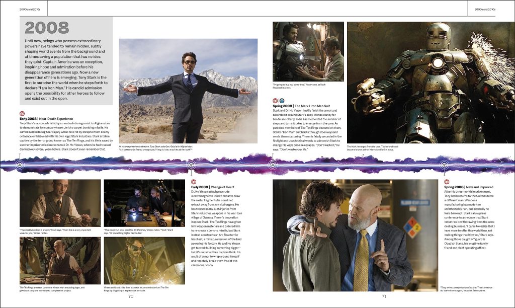 Official Marvel Cinematic Universe timeline in upcoming book