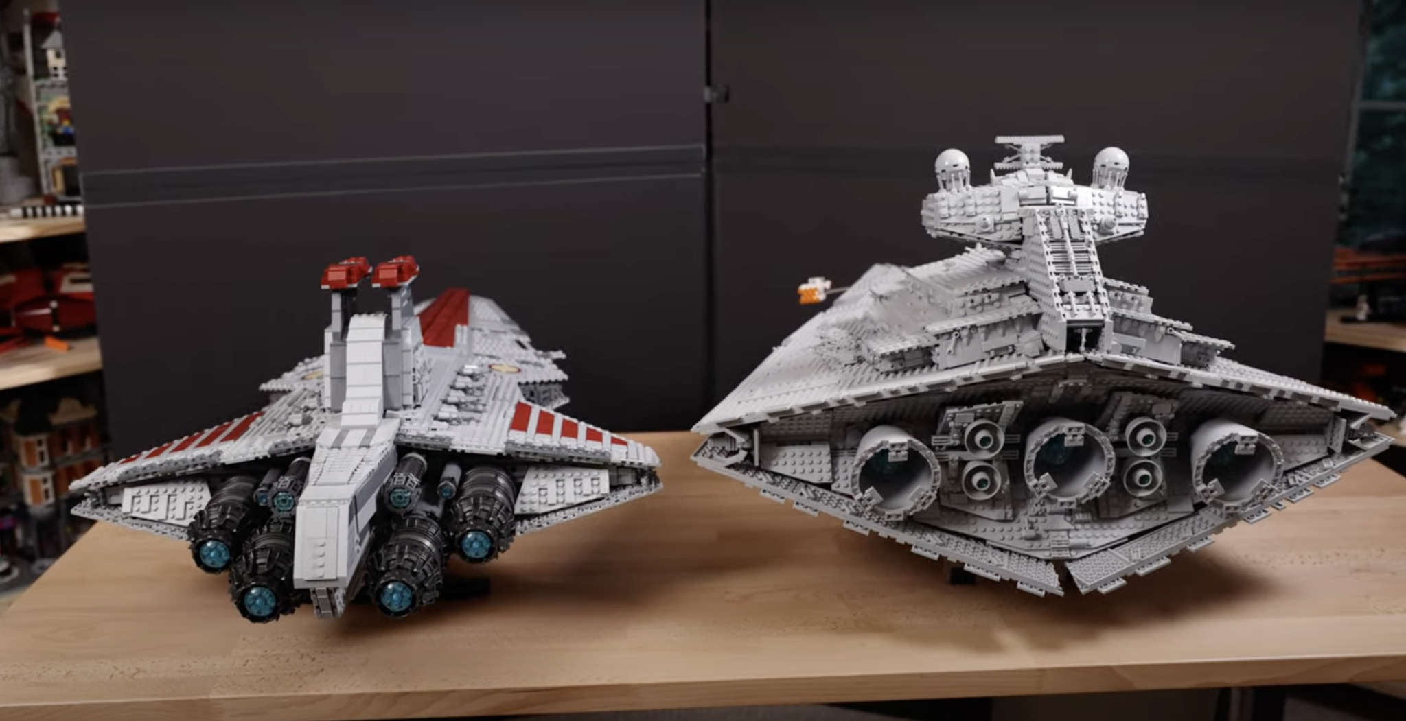 Konpare LEGO Star Wars UCS Venator pou UCS Imperial Star Destroyer - ak ...