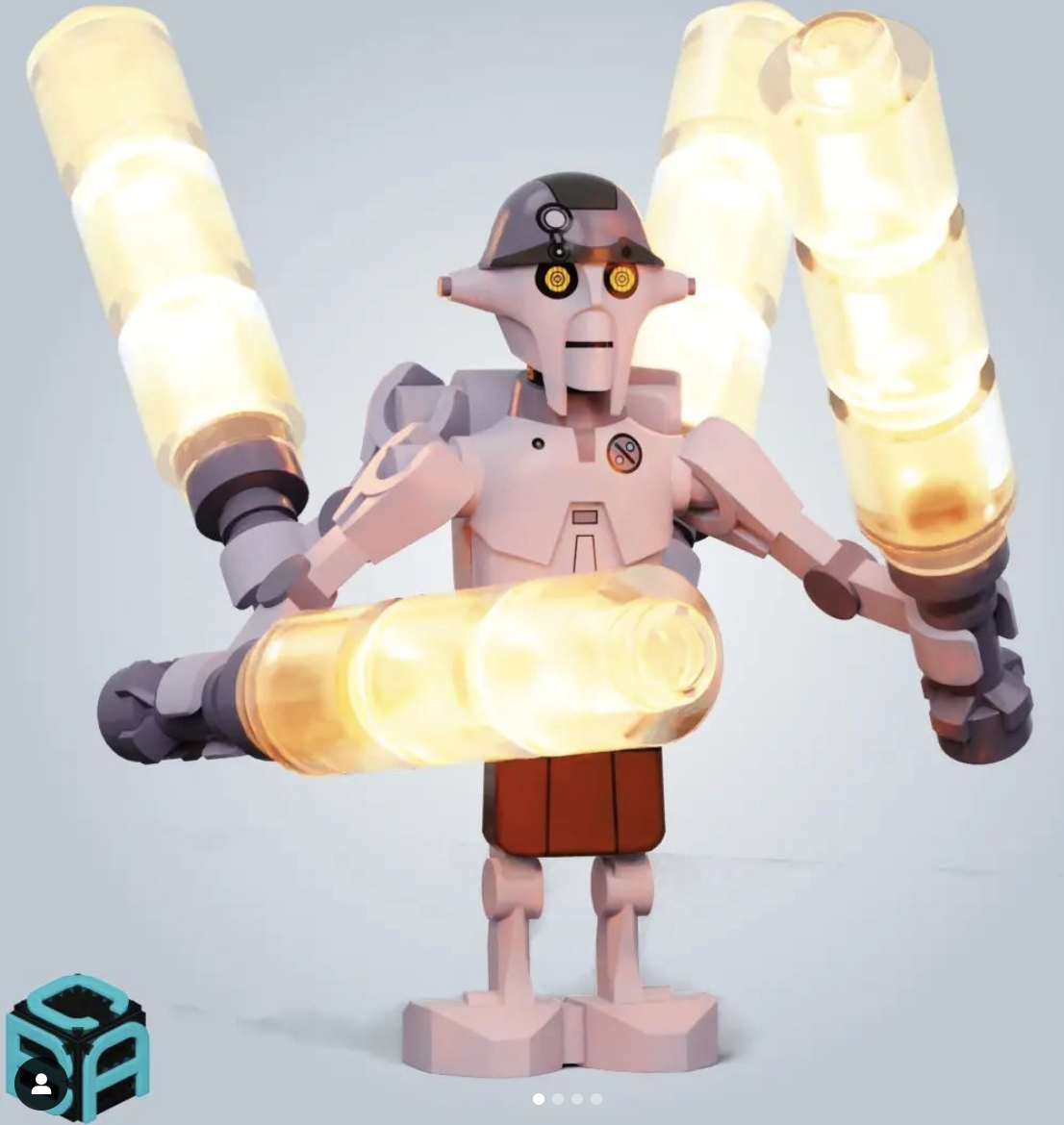 This custom LEGO Huyang is very close to perfect