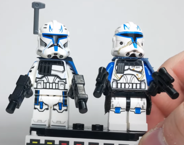 Comparing every Captain Rex including from LEGO Star Wars 75367 Venator