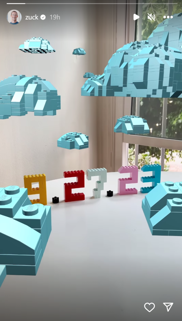Mark Zuckerberg teases LEGO for Meta Connect 2023