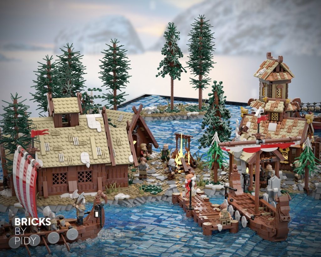 Take LEGO Ideas 21343 Viking Village to the next level