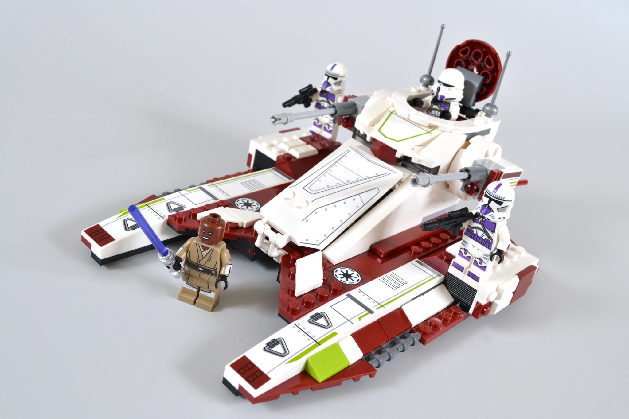 Don't miss the purple clones in 75342 Republic Fighter Tank
