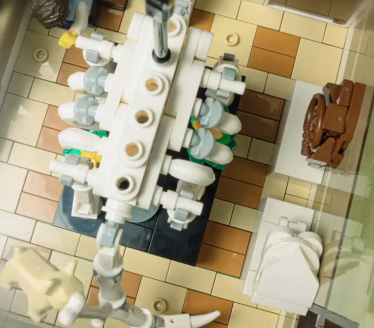 There's a LEGO exhibit in 10326 Natural History Museum