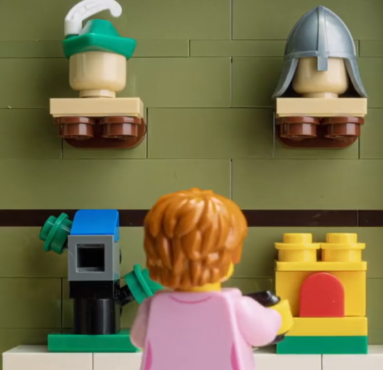 There's a LEGO exhibit in 10326 Natural History Museum