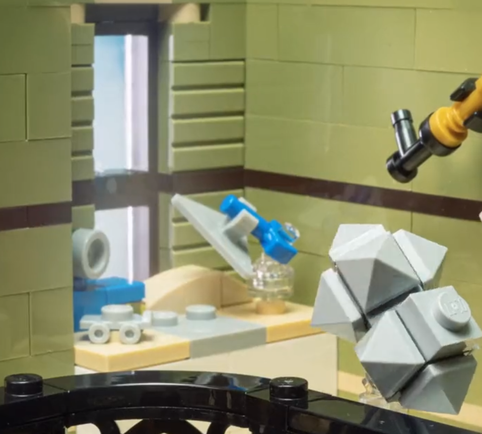 There's a LEGO exhibit in 10326 Natural History Museum