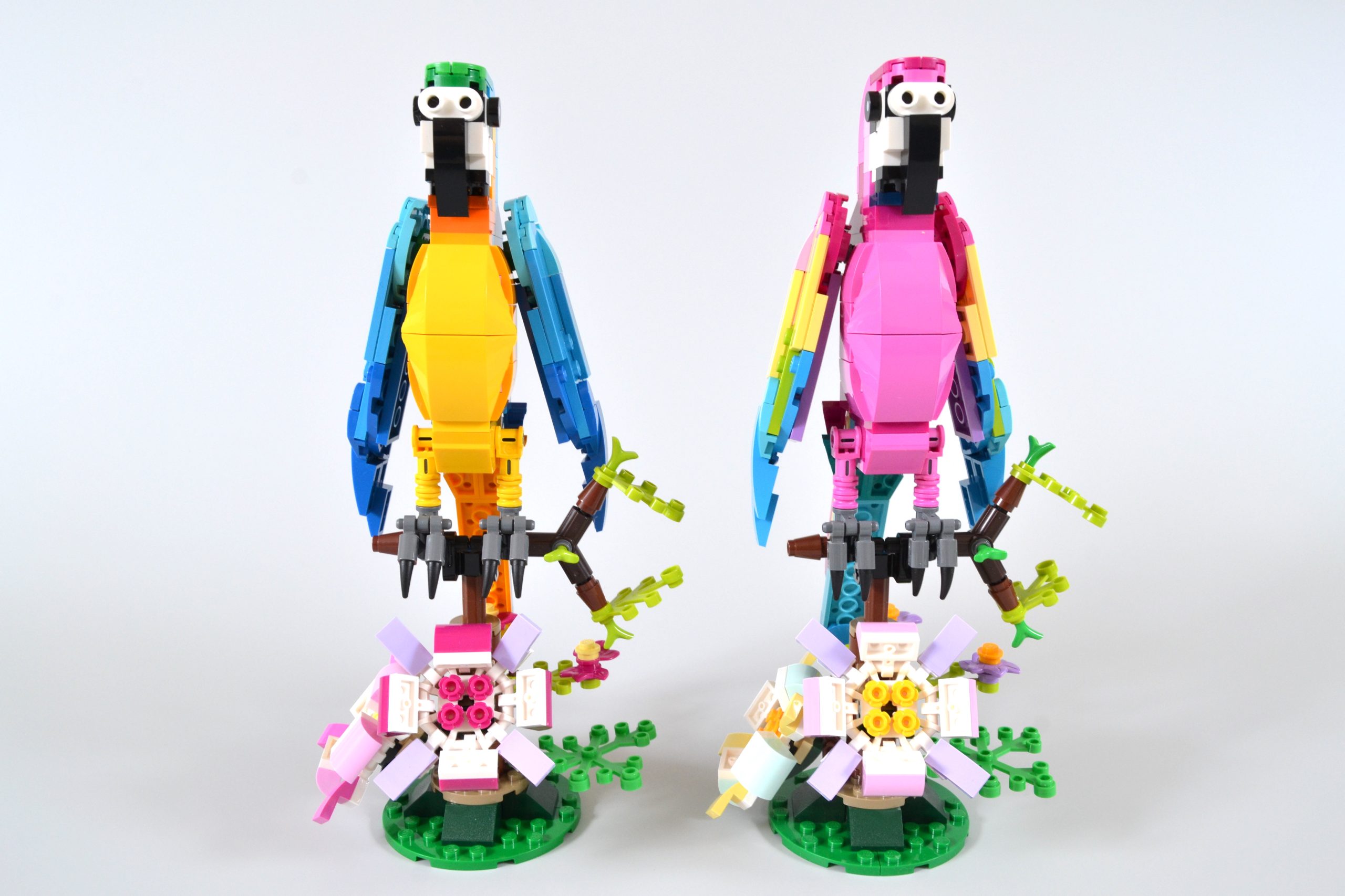 LEGO Creator 3-in-1 Exotic Parrots go head-to-head