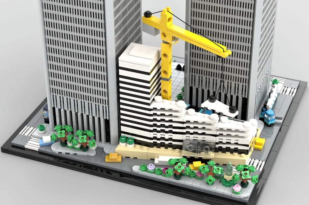 WTC Twin Towers and Vista hotel enter LEGO Ideas review