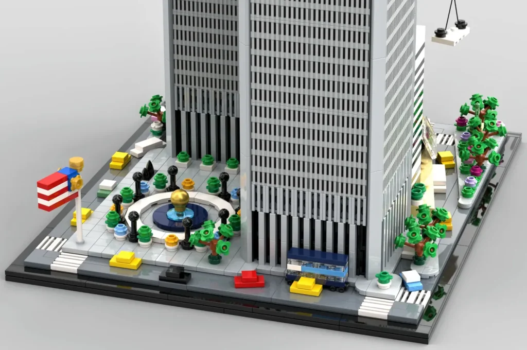WTC Twin Towers and Vista hotel enter LEGO Ideas review