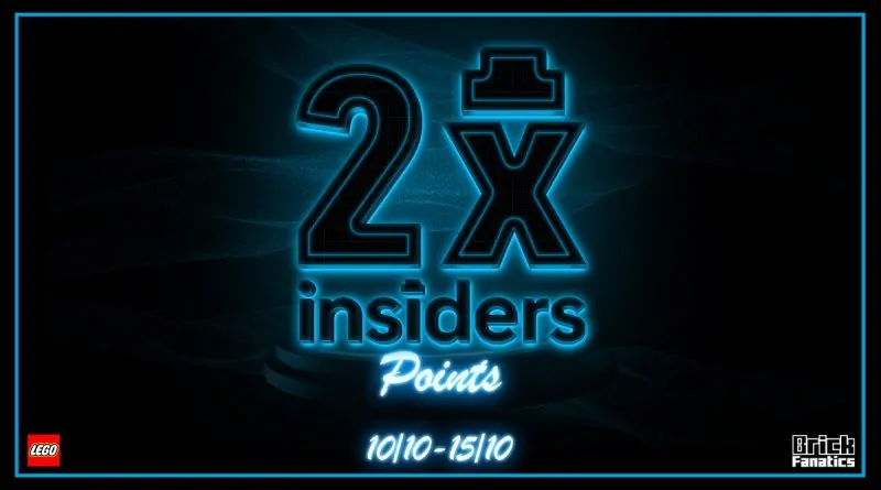 Last chance to score double LEGO Insider points