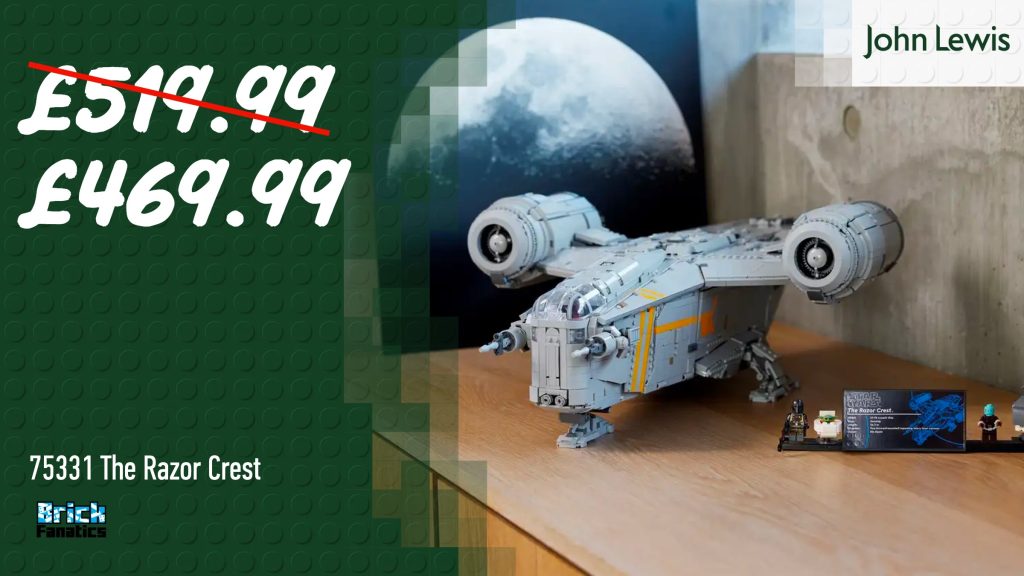 Last chance to save on LEGO Star Wars UCS The Razor Crest at John Lewis