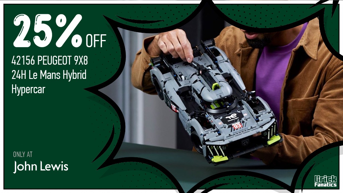 Last chance for double savings on race-ready LEGO Technic set at John Lewis
