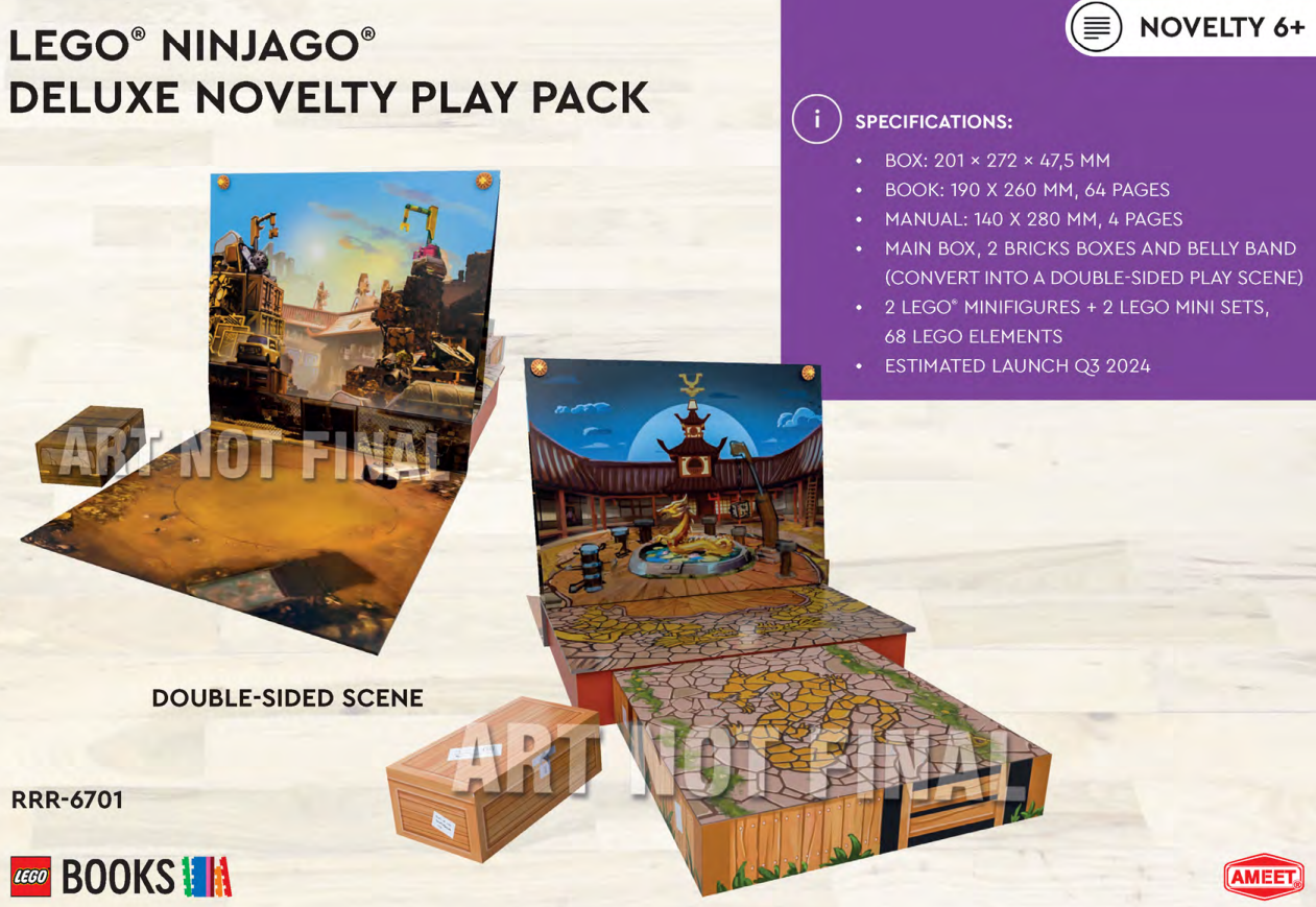 2024 LEGO books revealed including rare and new minifigures