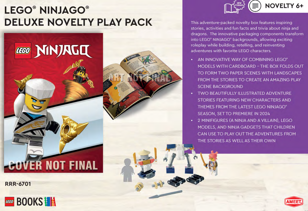 2024 LEGO books revealed including rare and new minifigures
