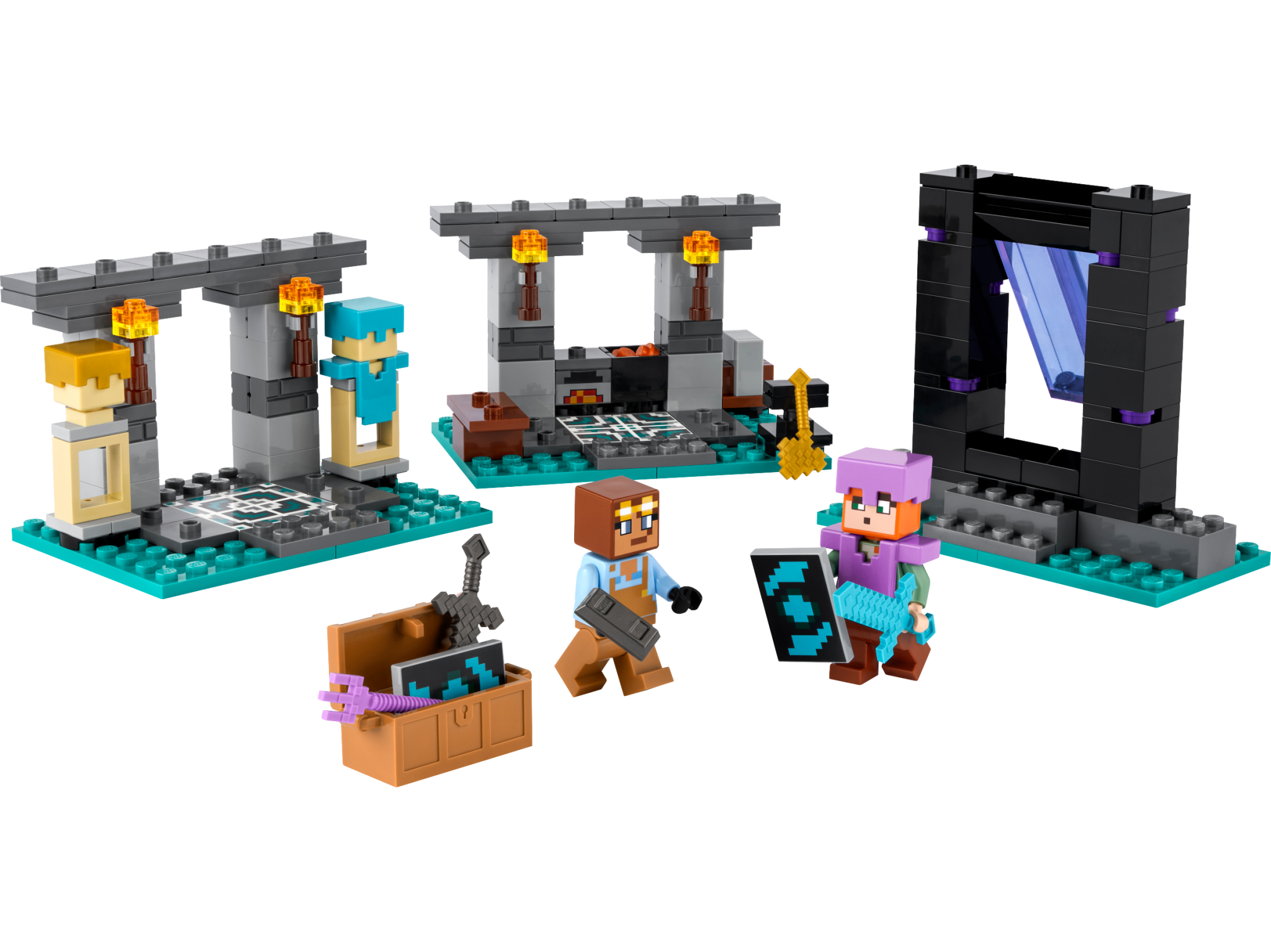 LEGO Minecraft 2024 komplekti ASV tiek izlaisti agri