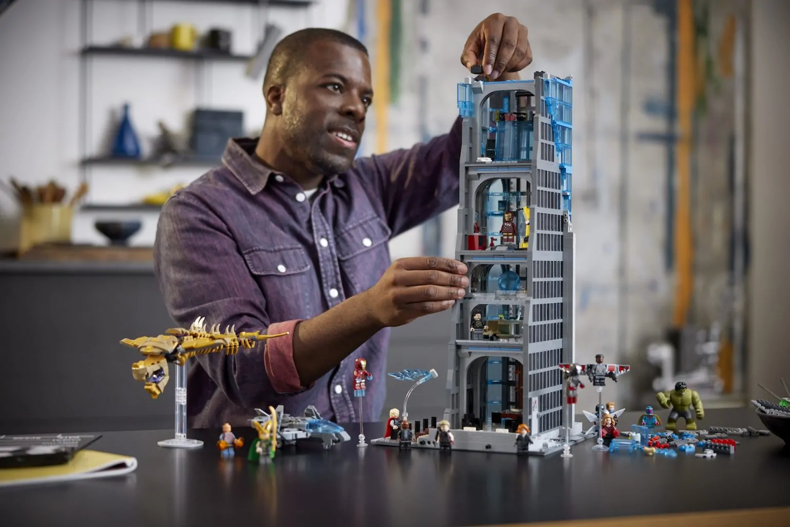 LEGO Marvel 76269 Avengers Tower visual tour and gallery