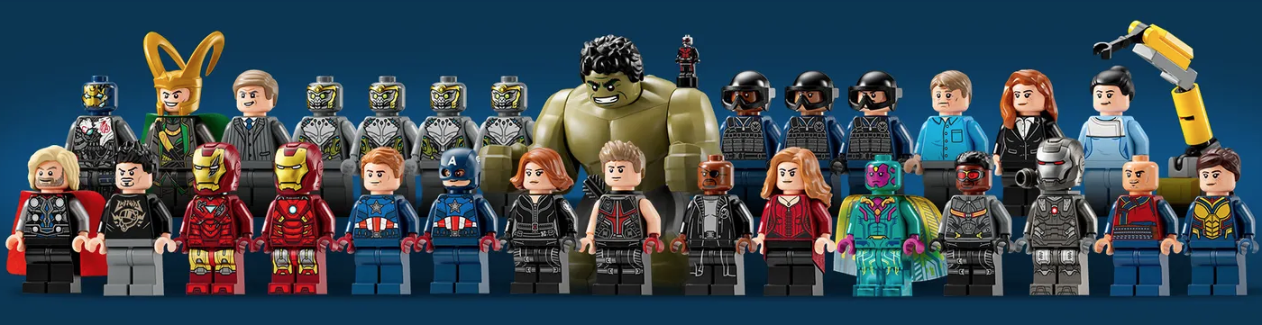 Close look at LEGO Marvel 76269 Avengers Tower’s minifigures