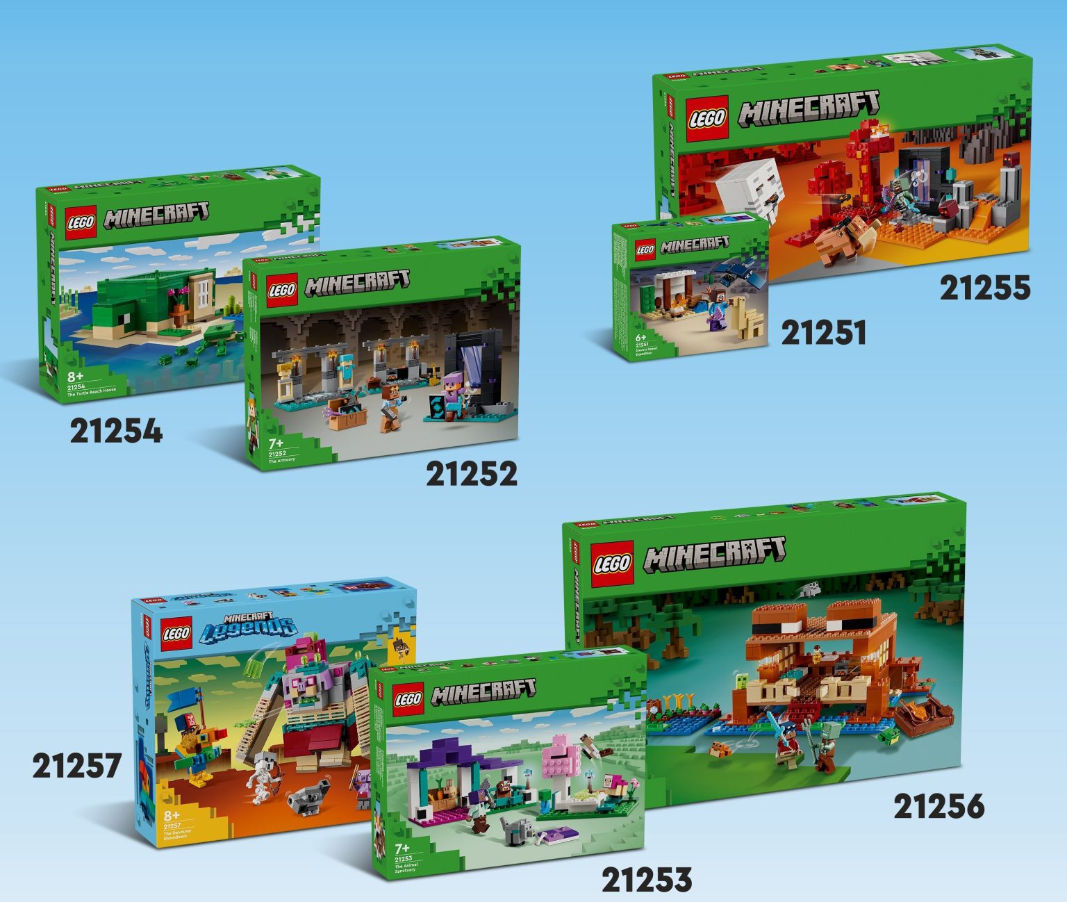 More LEGO Minecraft 2024 sets revealed, including Legends model