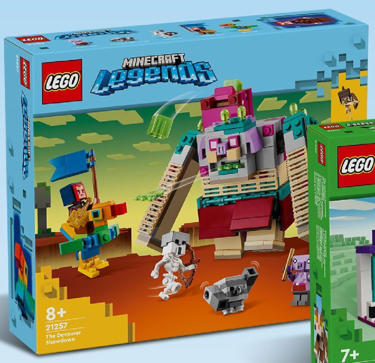 More LEGO Minecraft 2024 sets revealed, including Legends model