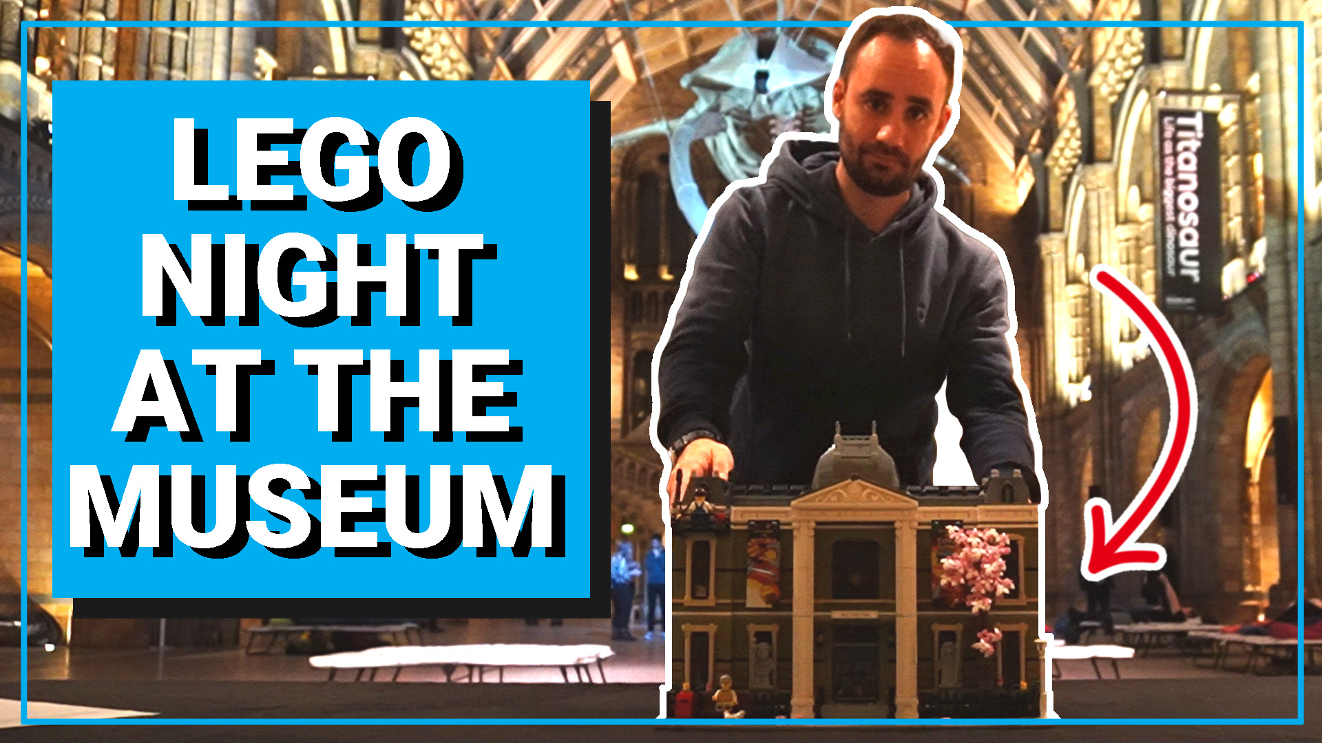 Spending a night at the Natural History Museum… for LEGO