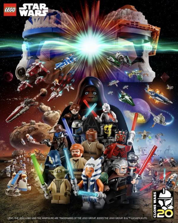Free LEGO Star Wars The Clone Wars poster available to download