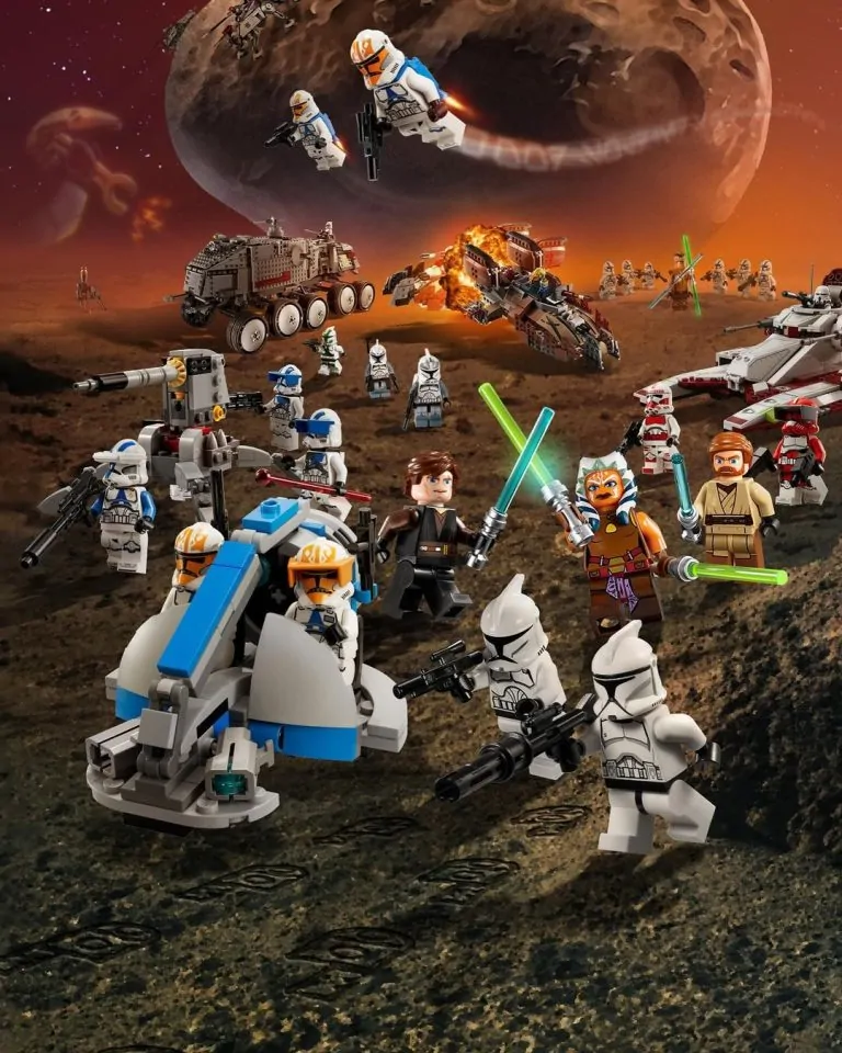Free LEGO Star Wars The Clone Wars poster available to download