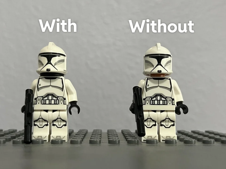 One piece can greatly improve your LEGO Star Wars troopers