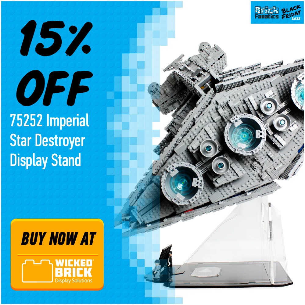 LEGO Star Wars display cases prices slashed at Wicked Brick