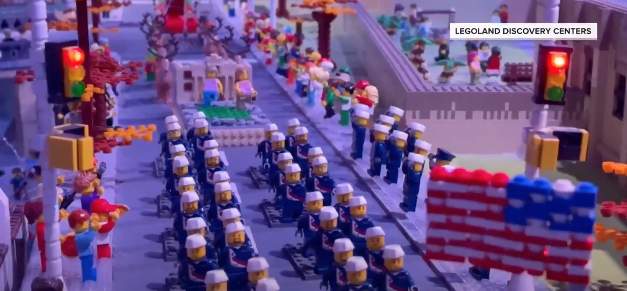 LEGO Brick-Changer float at Macy’s Thanksgiving Day Parade