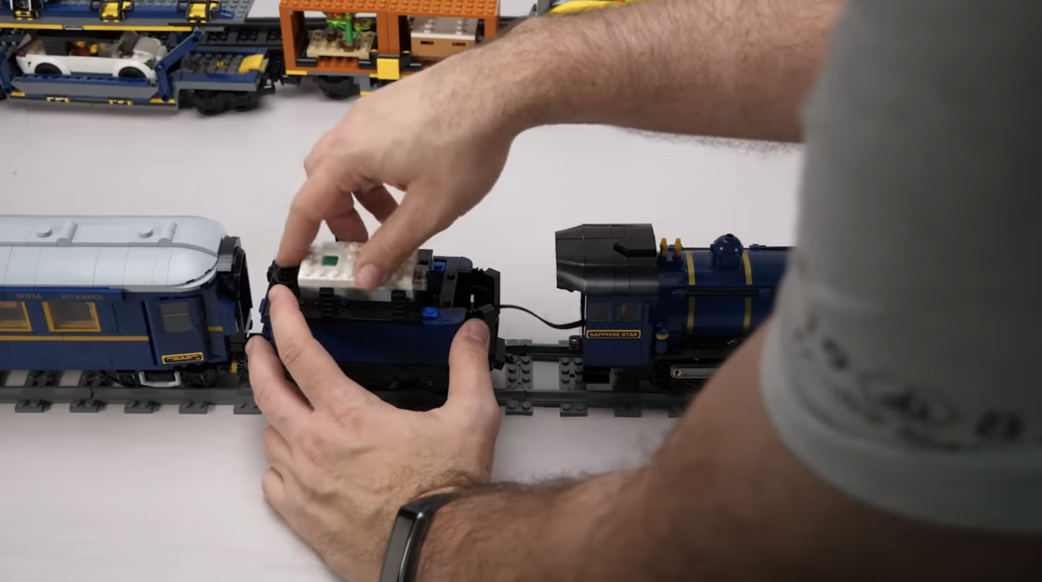 Good news: the LEGO Orient Express can be motorised after all