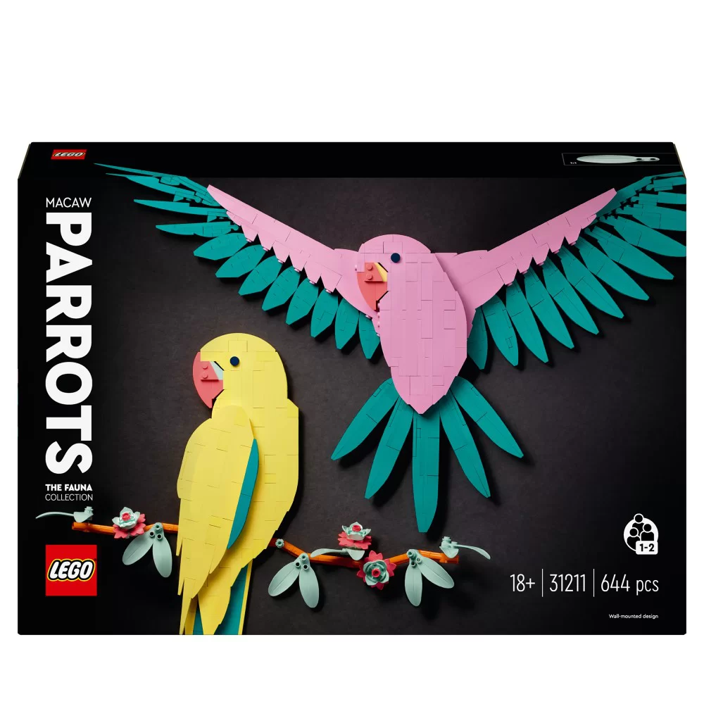 LEGO Art 31211 Macaw Parrots revealed