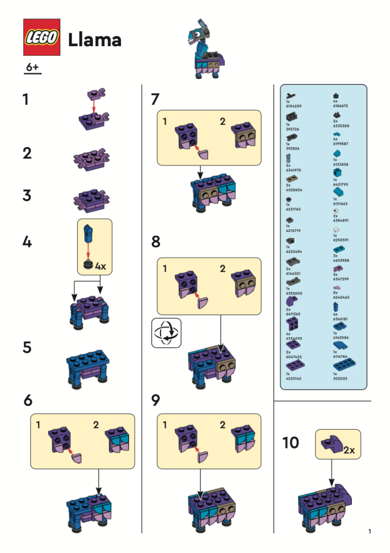 Here’s how to make your own LEGO Fortnite Loot Llama