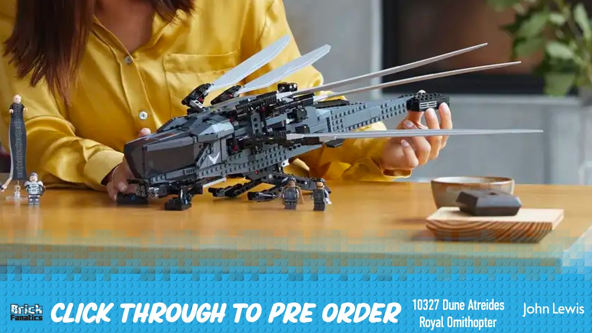 Be among the first to build LEGO Dune Ornithopter - guaranteed