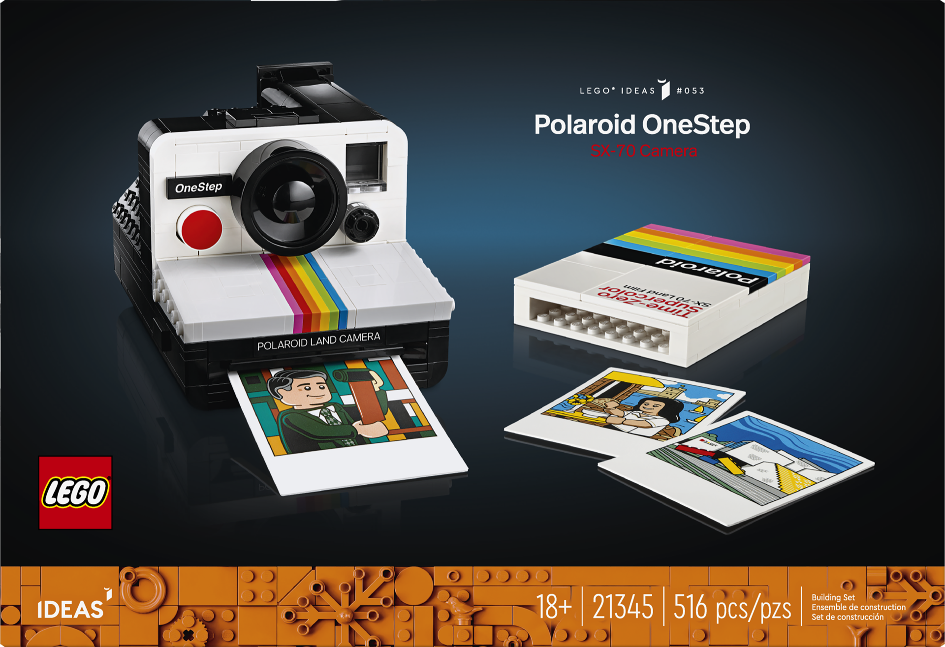 LEGO Ideas 21345 Polaroid OneStep SX-70 Camera officially revealed