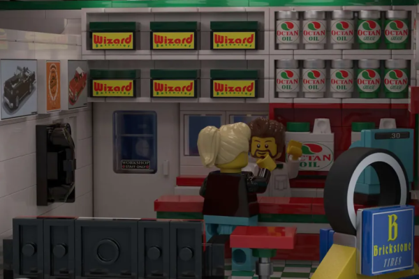 LEGO Ideas Vintage Service Station reaches 10K supporters