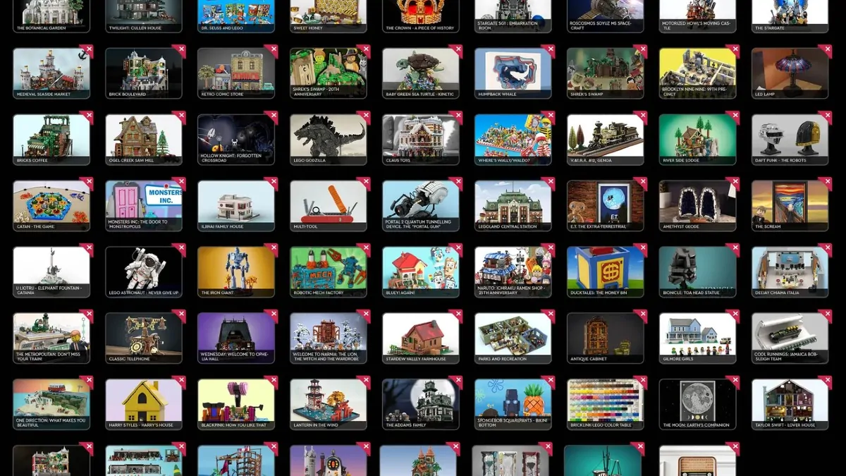 69 projects rejected in the first LEGO Ideas 2023 review