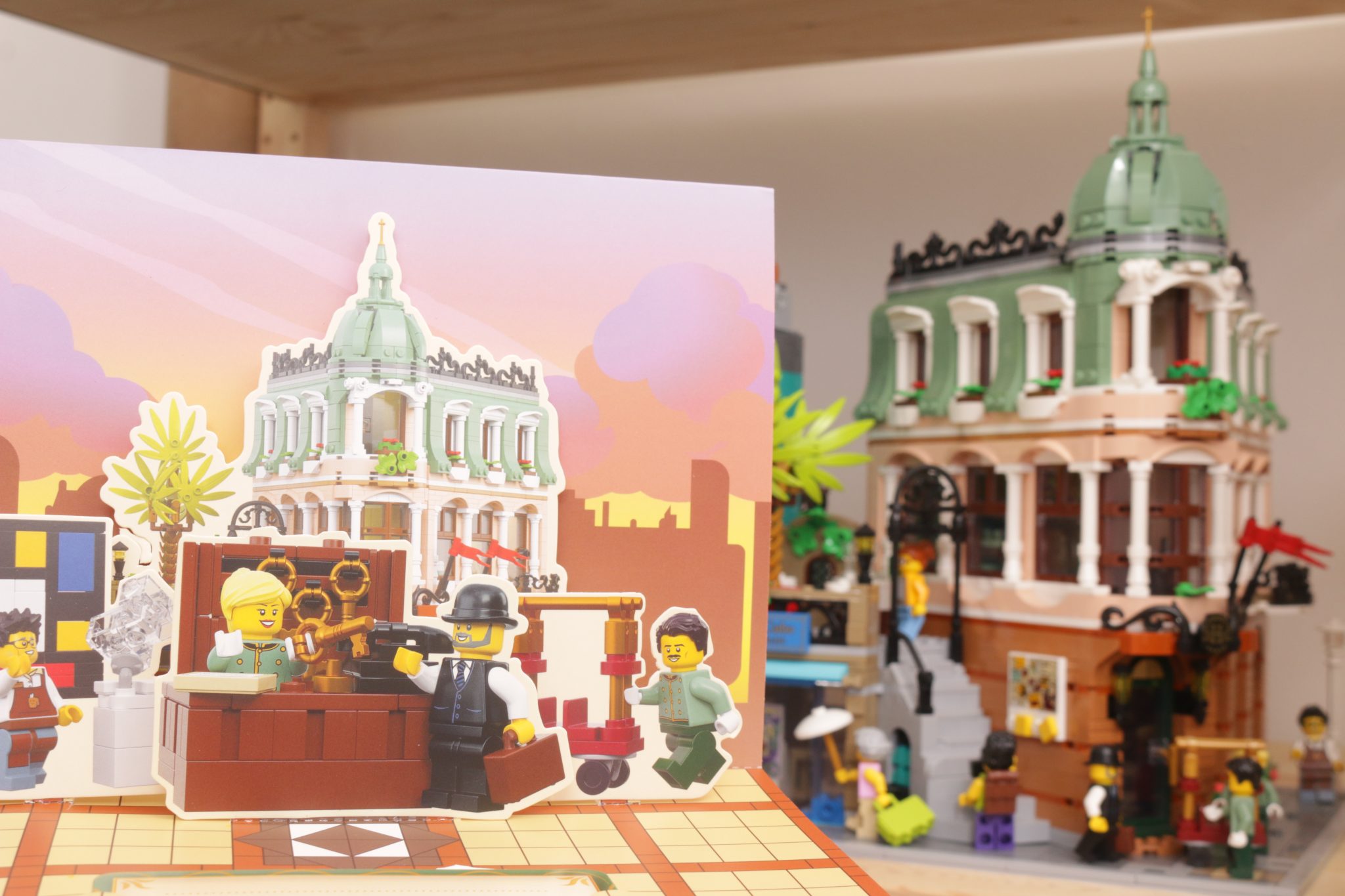 LEGO modular pop-up postcard Insiders Rewards review