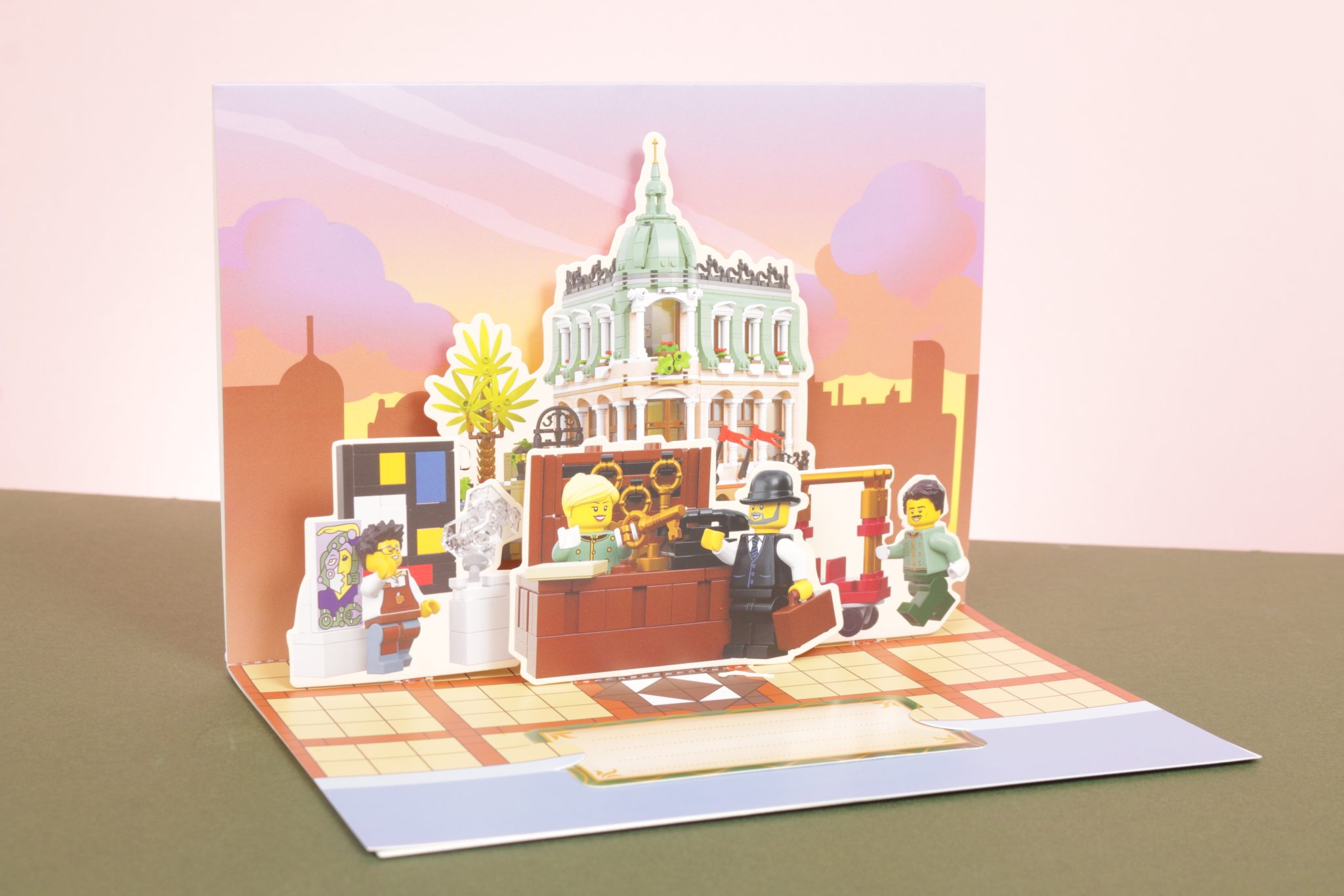LEGO modular pop-up postcard Insiders Rewards review