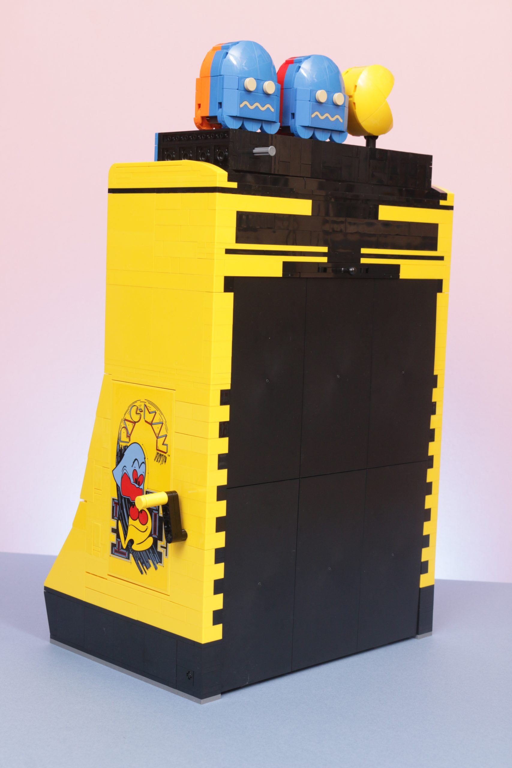 We rebuilt LEGO Icons 10323 PAC-MAN Arcade, and…