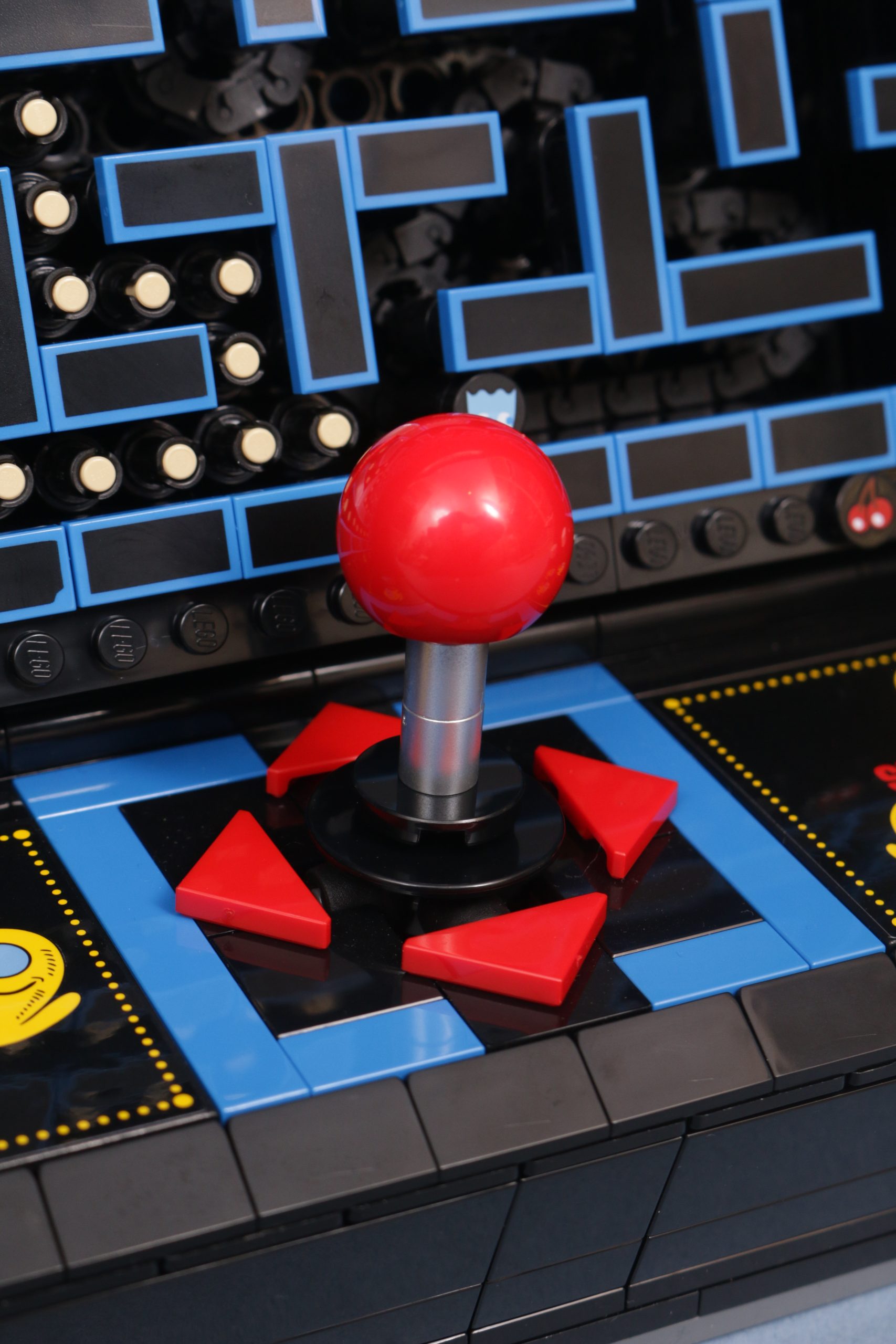 We rebuilt LEGO Icons 10323 PAC-MAN Arcade, and…