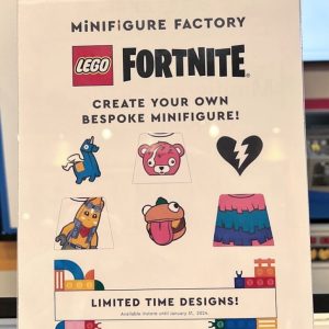 Build your own unique LEGO Fortnite minifigure