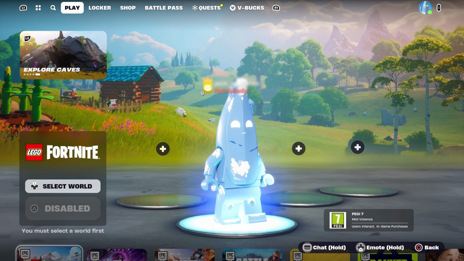 How to create survival and sandbox worlds in LEGO Fortnite