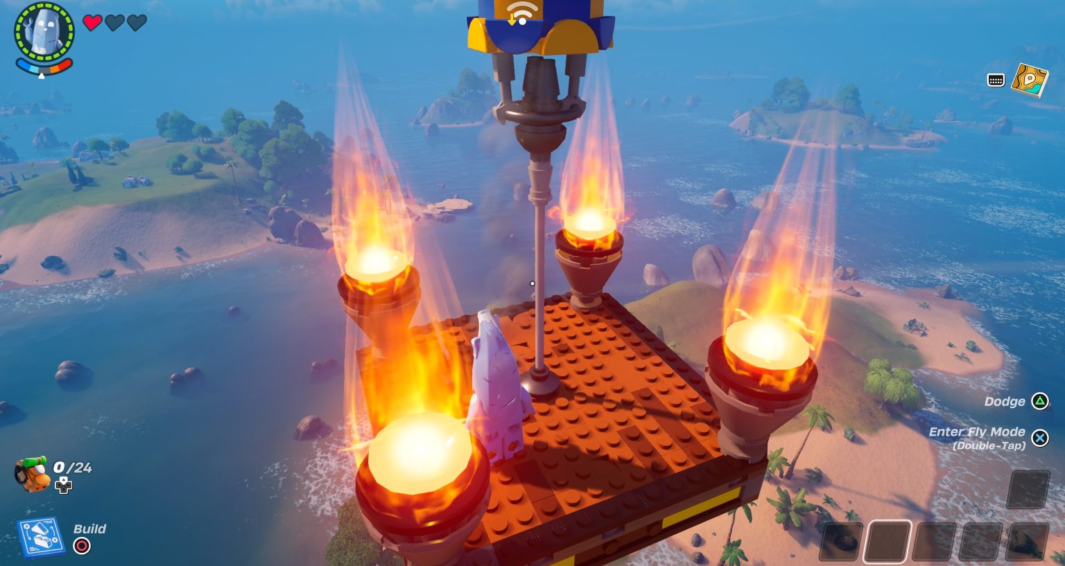 How to create survival and sandbox worlds in LEGO Fortnite