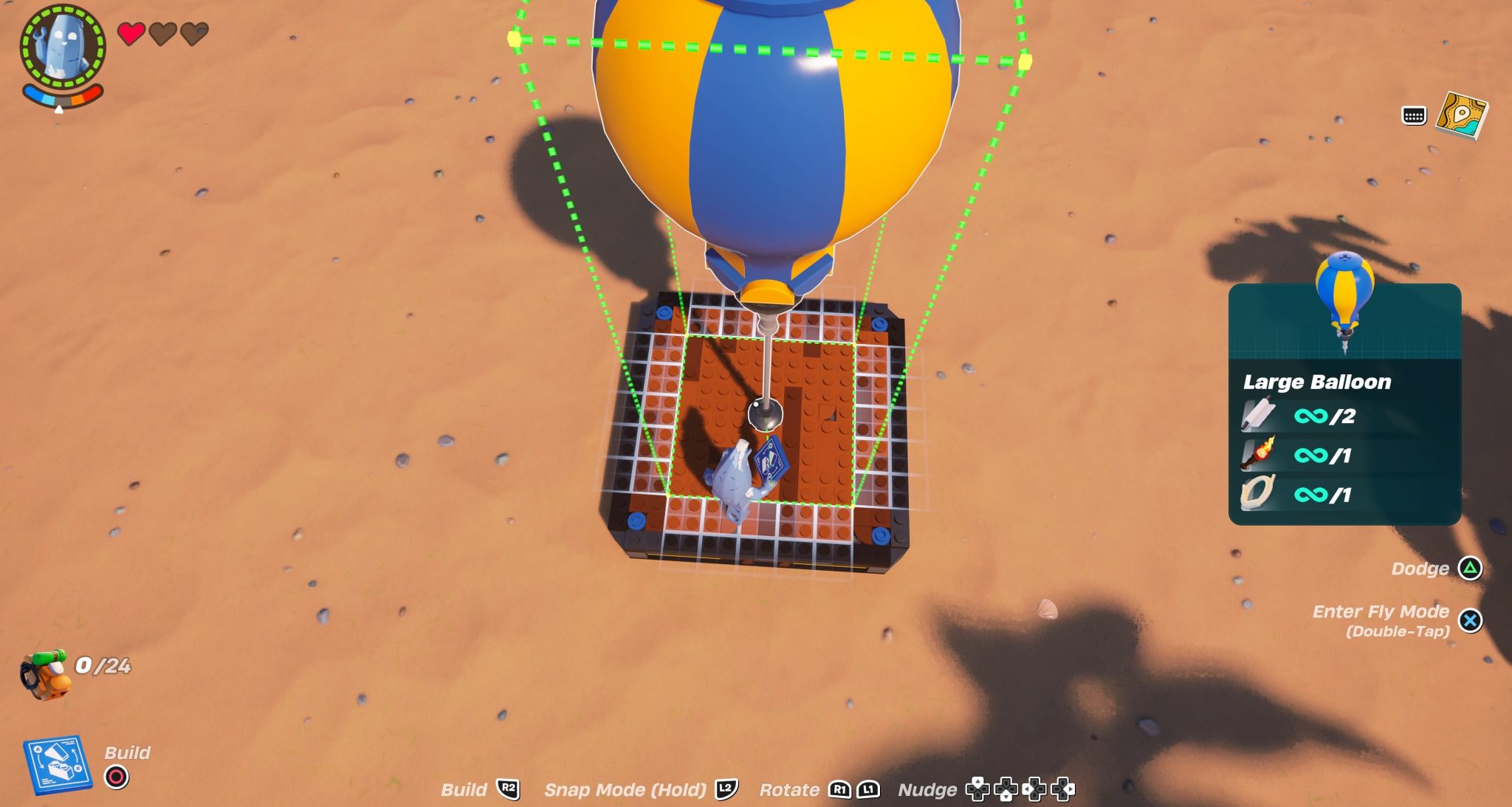 How to create survival and sandbox worlds in LEGO Fortnite